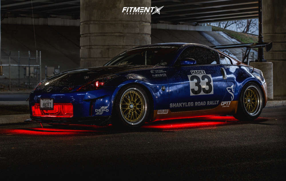 2005 Nissan 350Z Touring with 18x8.5 XXR 521 and Achilles 245x35 on Coilovers | 930251 | Fitment ...