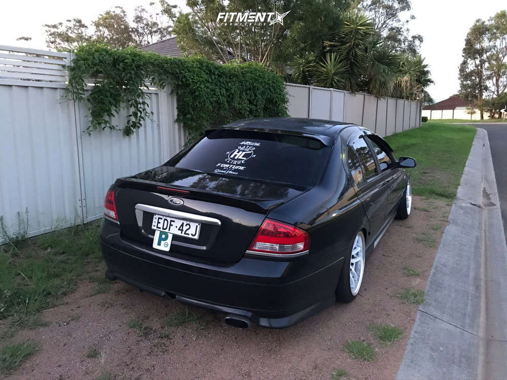 2004 Ford Falcon XR6 Base with 18x9.5 Work Emotion Cr 2p and Kinforest ...