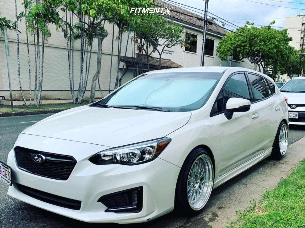 2017 Subaru Impreza Sport with 18x9.5 ESR Sr01 and Kumho 215x40 on ...