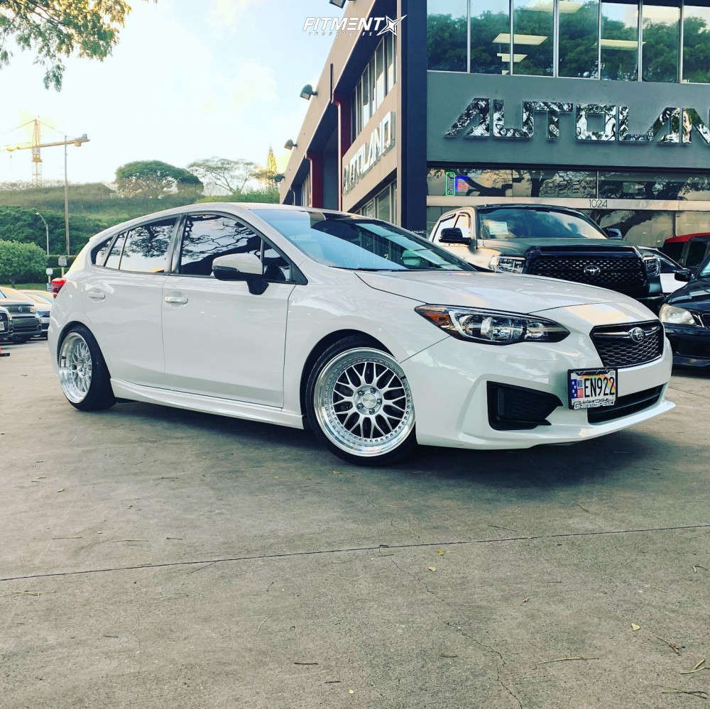 2017 Subaru Impreza Sport with 18x9.5 ESR Sr01 and Kumho 215x40 on ...