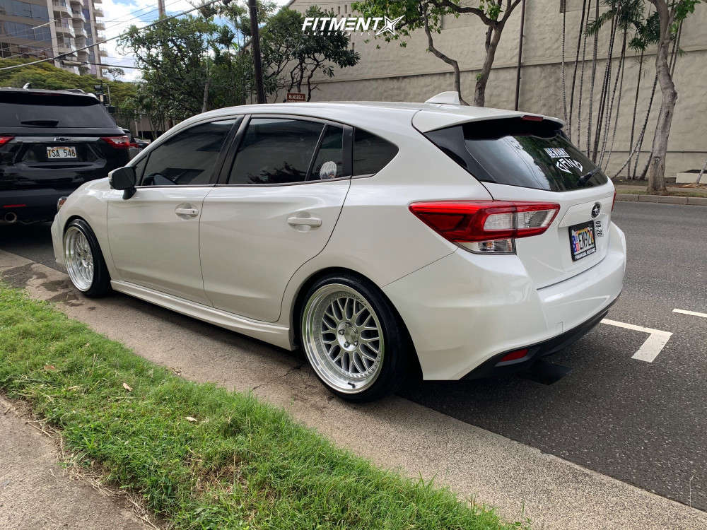 2017 Subaru Impreza Sport with 18x9.5 ESR Sr01 and Kumho 215x40 on ...