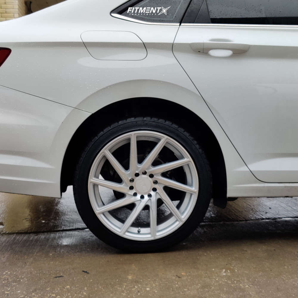 2019 Volkswagen Jetta S with 18x8.5 F1R F29 and Nitto 235x45 on Stock ...