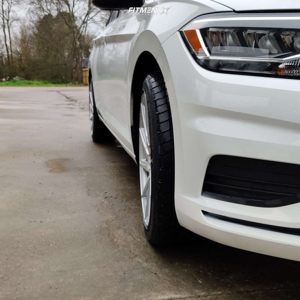 2019 Volkswagen Jetta S with 18x8.5 F1R F29 and Nitto 235x45 on Stock ...