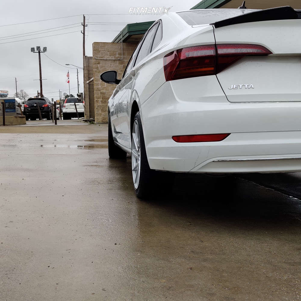 2019 Volkswagen Jetta S with 18x8.5 F1R F29 and Nitto 235x45 on Stock ...