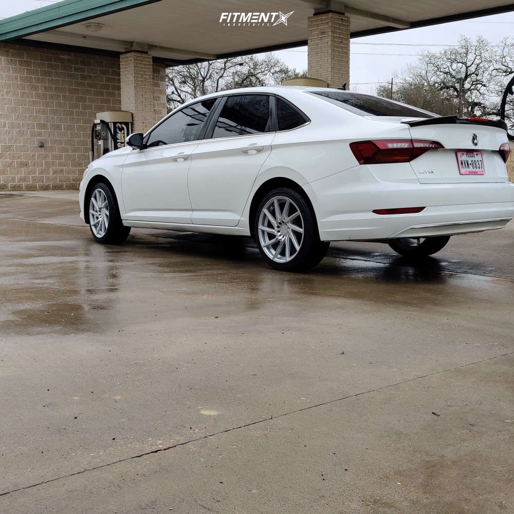 2019 Volkswagen Jetta S with 18x8.5 F1R F29 and Nitto 235x45 on Stock ...