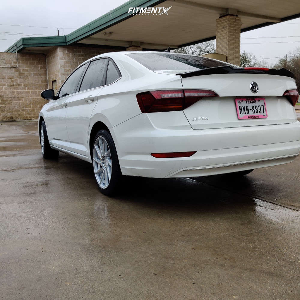 2019 Volkswagen Jetta S with 18x8.5 F1R F29 and Nitto 235x45 on Stock ...