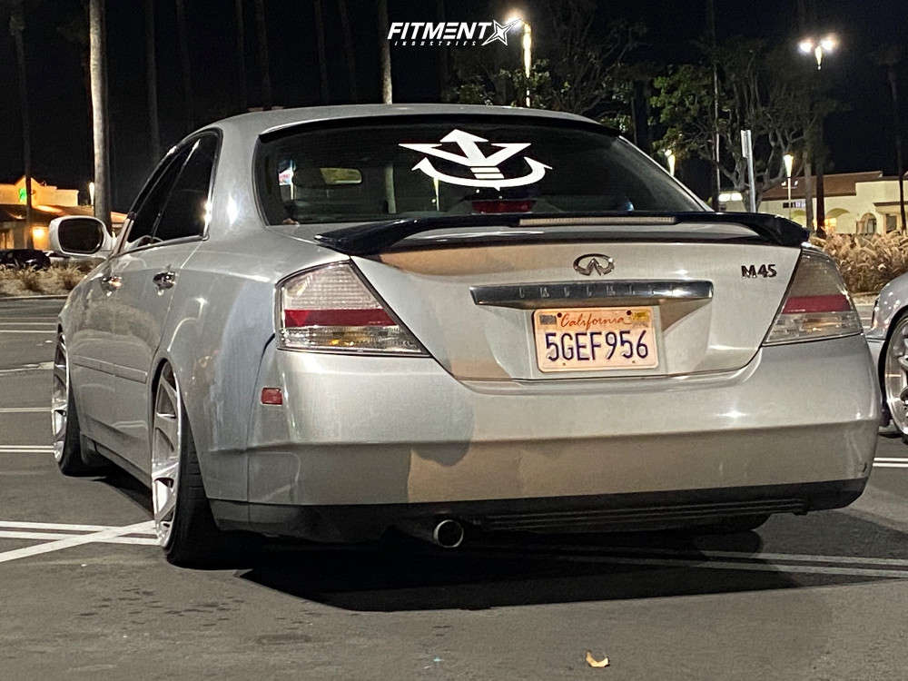 2003 INFINITI M45 Base with 19x9.5 MRR Hr3 and Federal 215x35 on ...