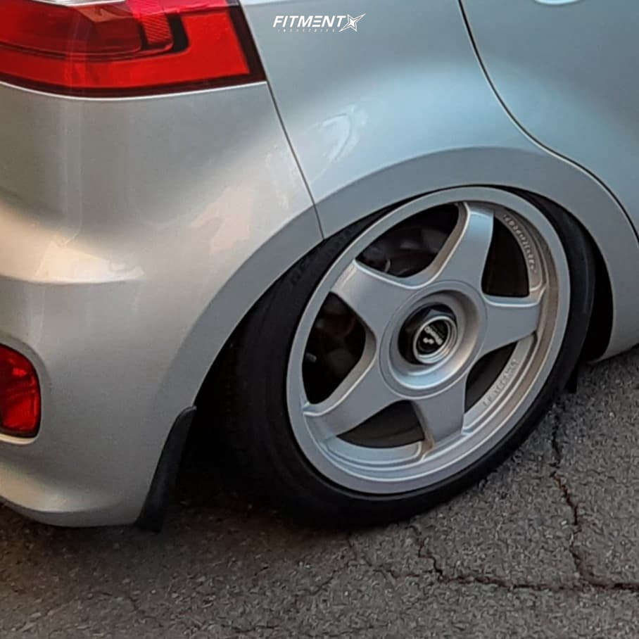 2016 Kia Rio LX with 17x7.5 Fifteen52 Chicane and General 205x45 on Air ...