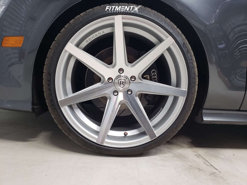 2014 Audi A7 Quattro TDI Prestige with 20x11 Rohana Rc7 and Michelin 285x35 on Stock Suspension ...