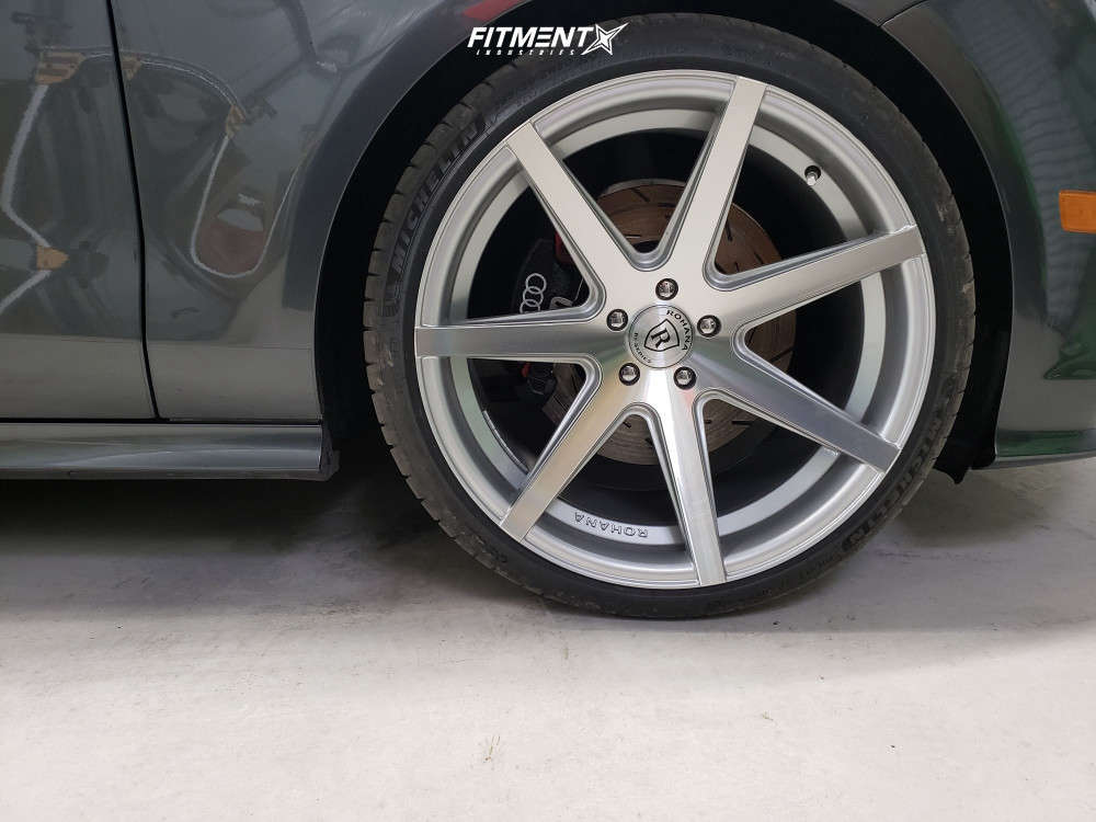 2014 Audi A7 Quattro TDI Prestige with 20x11 Rohana Rc7 and Michelin 285x35 on Stock Suspension ...