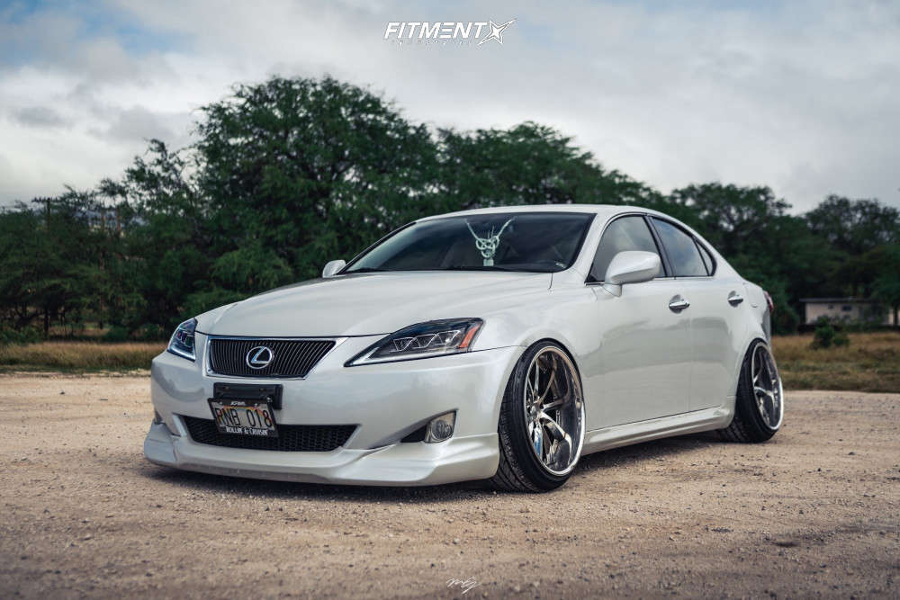 2006 Lexus IS250 4dr Sedan (2.5L 6cyl 6A) with 19x11 Weds Vishunu and ...