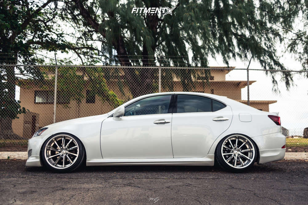 2006 Lexus IS250 4dr Sedan (2.5L 6cyl 6A) with 19x11 Weds Vishunu and ...