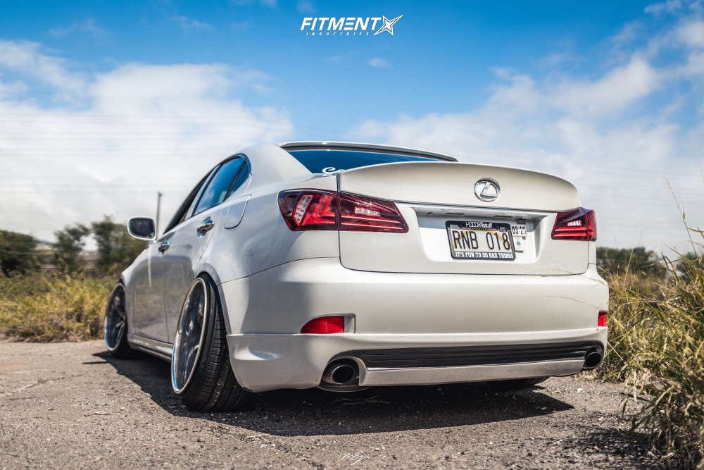 2006 Lexus IS250 4dr Sedan (2.5L 6cyl 6A) with 19x11 Weds Vishunu and ...