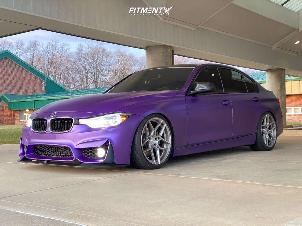 2016 BMW 340i Base with 19x9.5 Rohana RFX11 and Pirelli 245x35 on ...