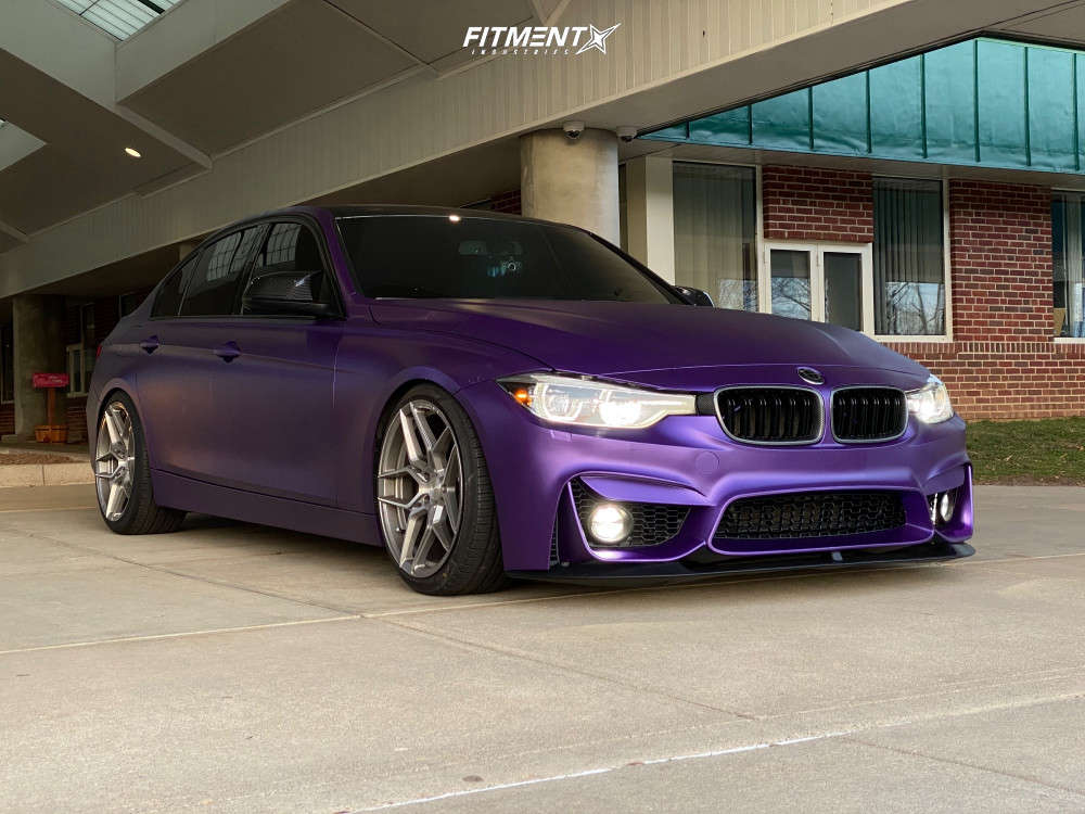 2016 BMW 340i Base with 19x9.5 Rohana RFX11 and Pirelli 245x35 on ...