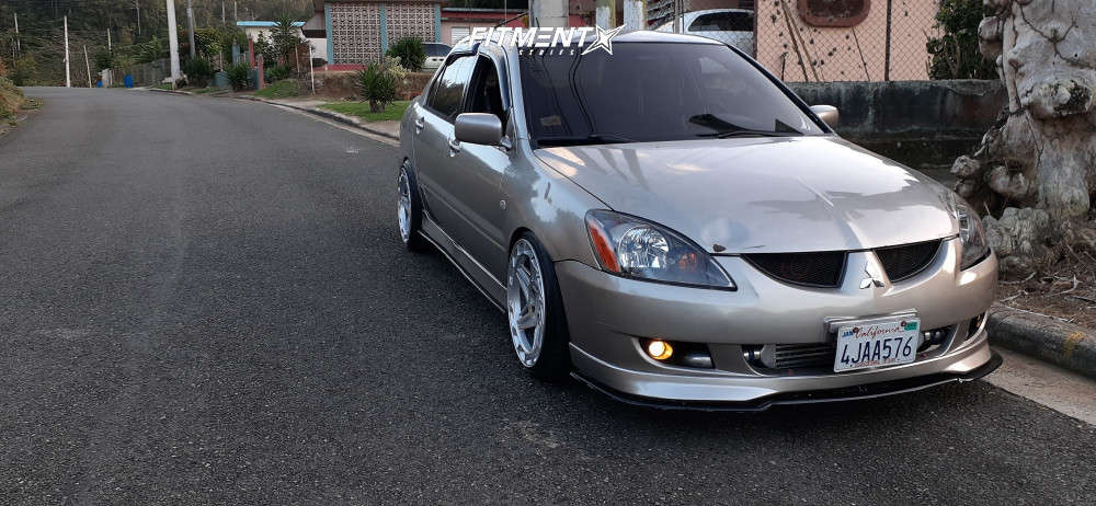 2004 Mitsubishi Lancer LS with 18x9.5 Regen5 R35 and Falken 215x40 on ...