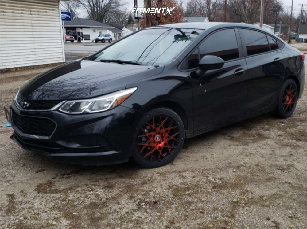 2017 Chevrolet Cruze L with 17x7.5 Spec-1 Sp-52 and Federal 215x45 on ...