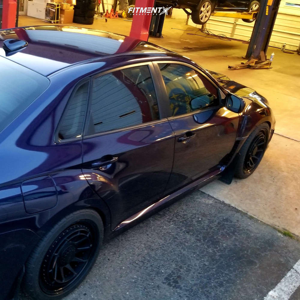 2012 Subaru WRX Base with 18x9.5 Rotiform Yvr and BFGoodrich 275x35 on ...