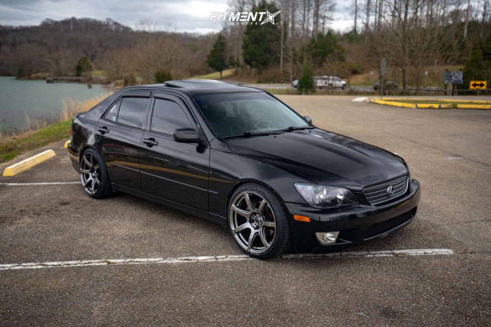 2001 Lexus IS300 Base with 18x9.5 Work Emotion T7r and Falken 225x40 on ...