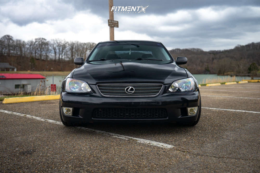 2001 Lexus IS300 Base with 18x9.5 Work Emotion T7r and Falken 225x40 on ...