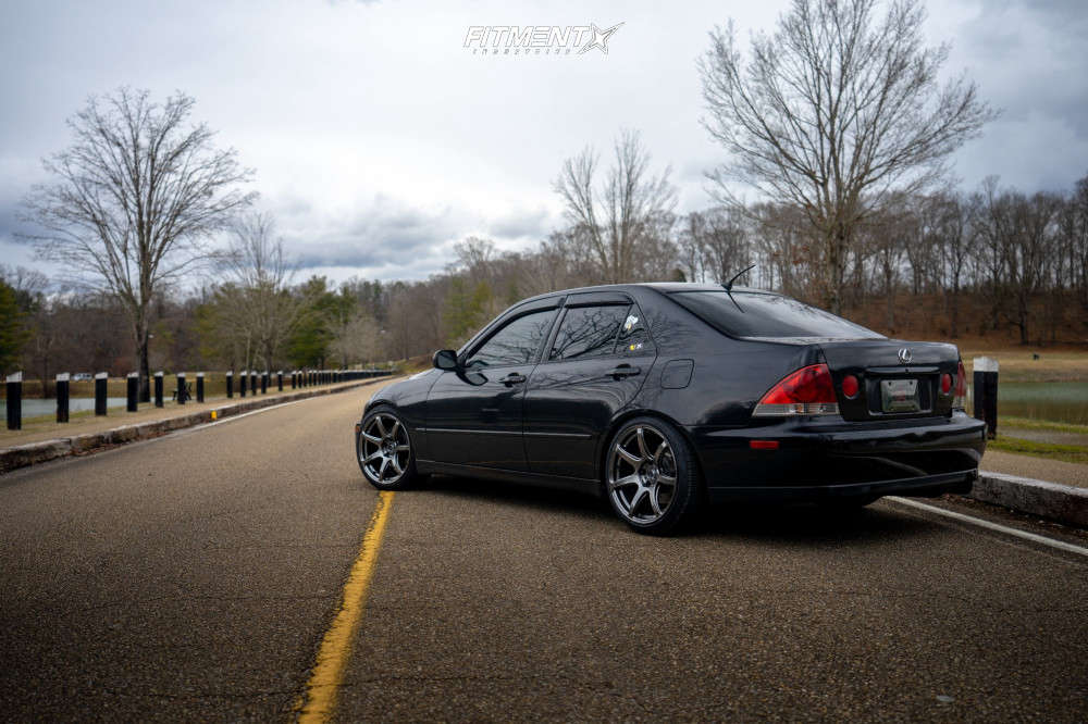 2001 Lexus IS300 Base with 18x9.5 Work Emotion T7r and Falken 225x40 on ...