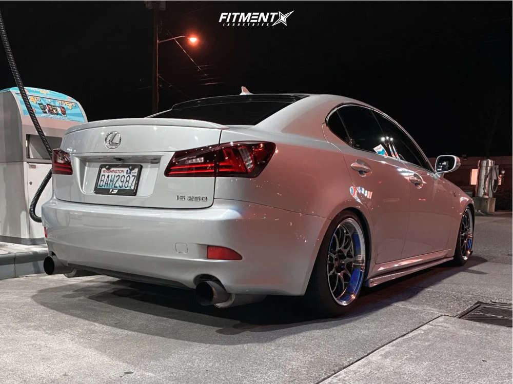 2011 Lexus IS250 Base with 18x8.5 Work Emotion D9r and Nankang 225x40 ...