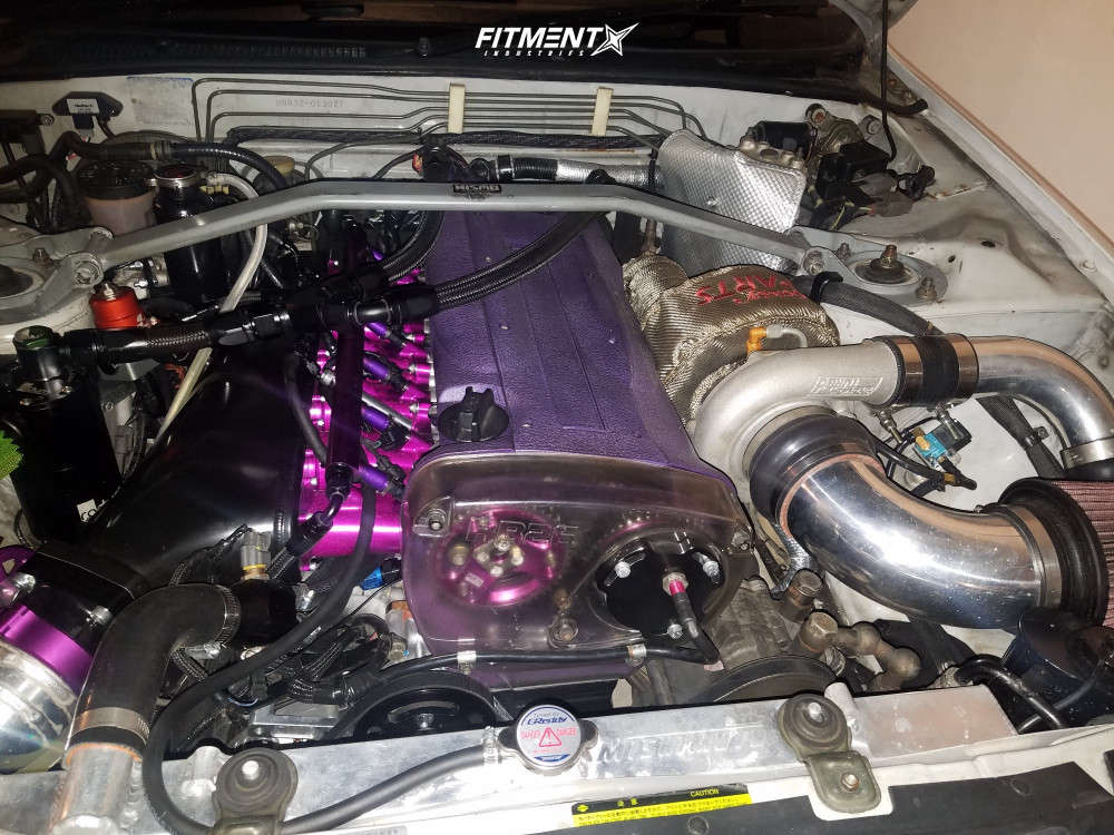 1990 Nissan Skyline GT-R with 17x9 STR 903 and Federal 255x40 on ...