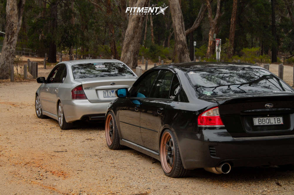 2008 Subaru Legacy 3.0 R Limited with 18x8.5 Work Meister S1 3P and ...