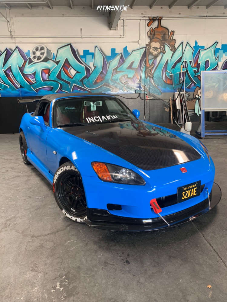 2000 Honda S2000 Base with 17x9 Enkei RPF1 and Dunlop 235x40 on ...