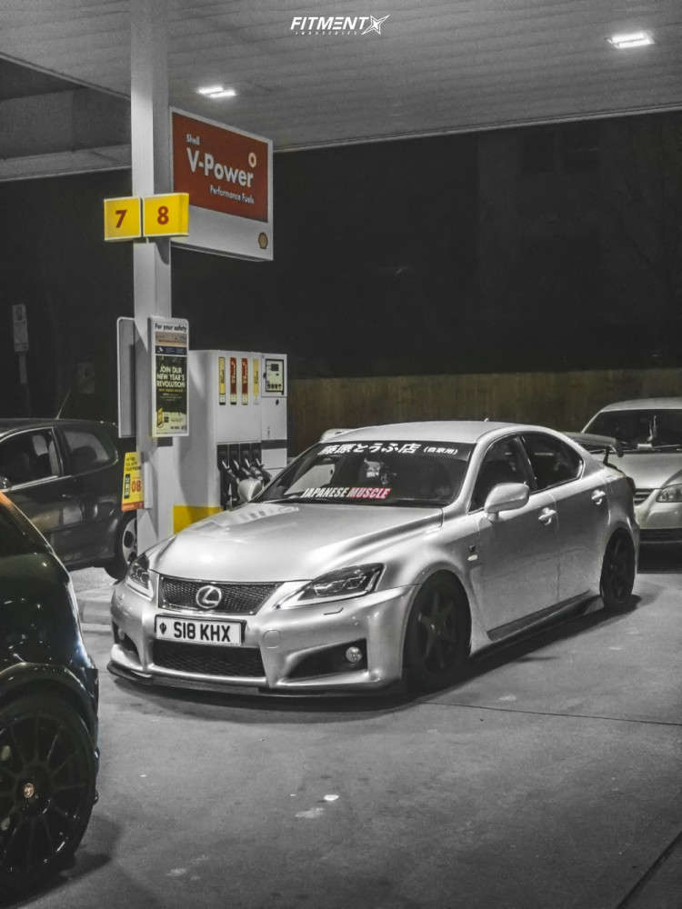 2008 Lexus IS F 4dr Sedan (5.0L 8cyl 8A) with 19x8.5 Japan Racing Jr3 ...