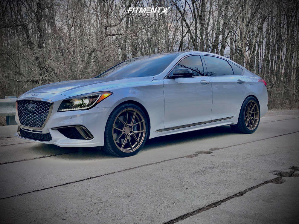 2018 Genesis G80 Sport with 20x9 Ferrada F8-FR8 and Nitto 255x35 on ...