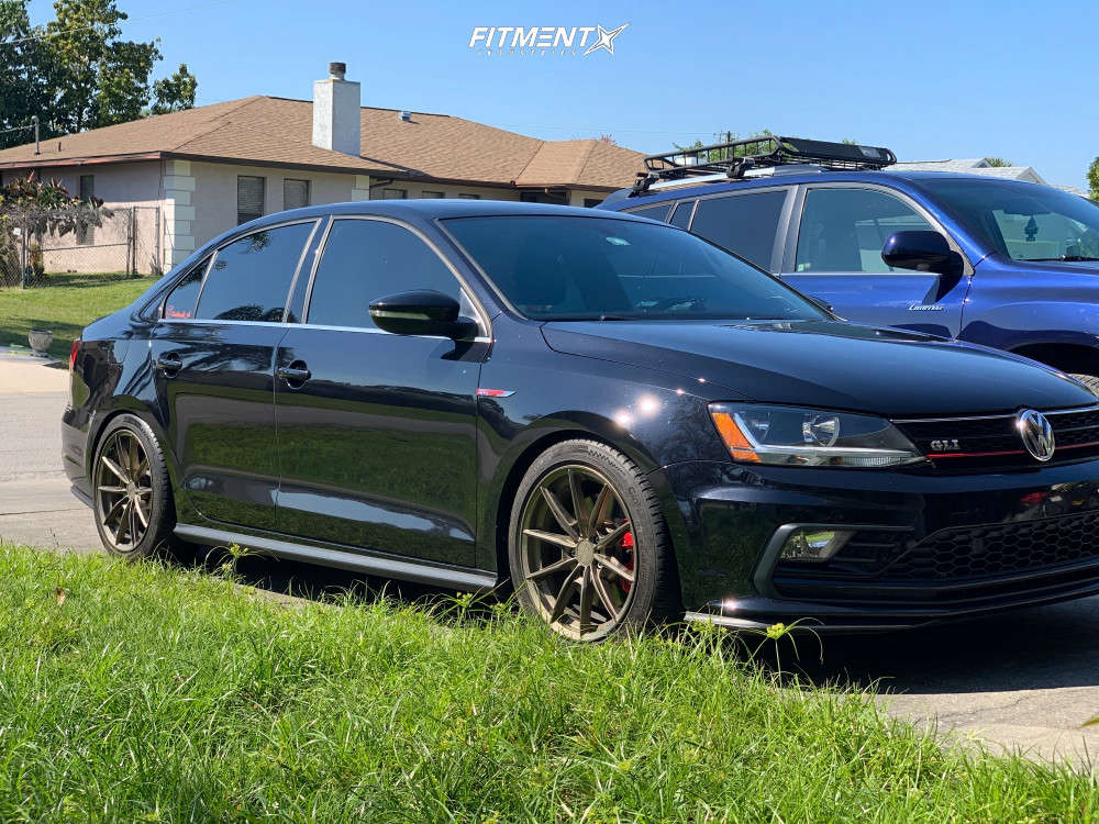 2017 Volkswagen Jetta GLI with 17x8 Petrol P4b and Pirelli 225x40 on ...