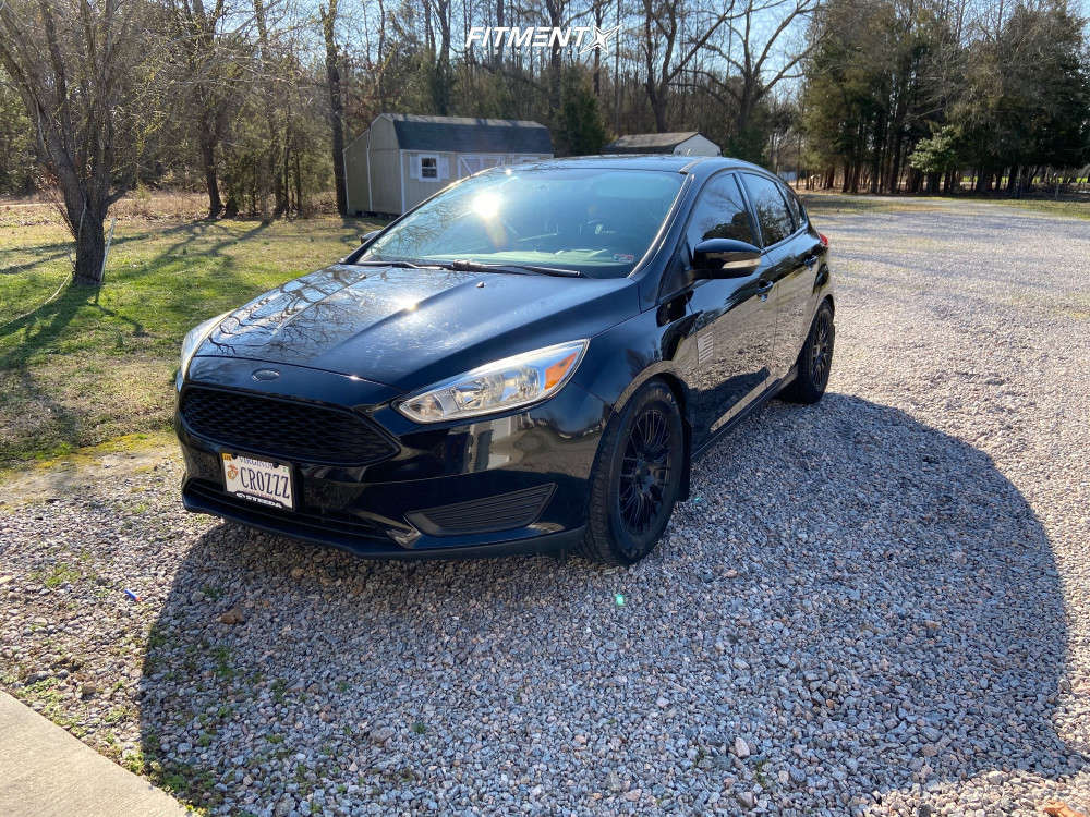 2016 Ford Focus SE with 16x7 Drag Dr69 and Kelly 215x65 on Stock ...