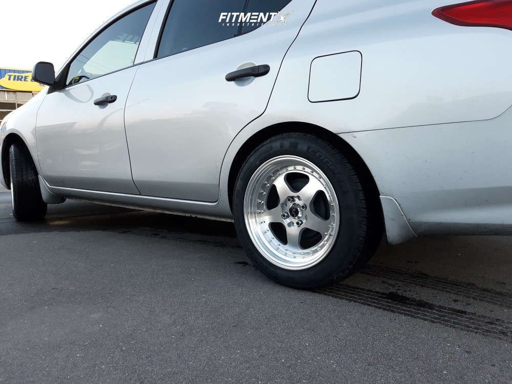 2015 Nissan Versa 1.6 S with 16x8 JNC Jnc010 and Cooper 205x55 on Stock ...