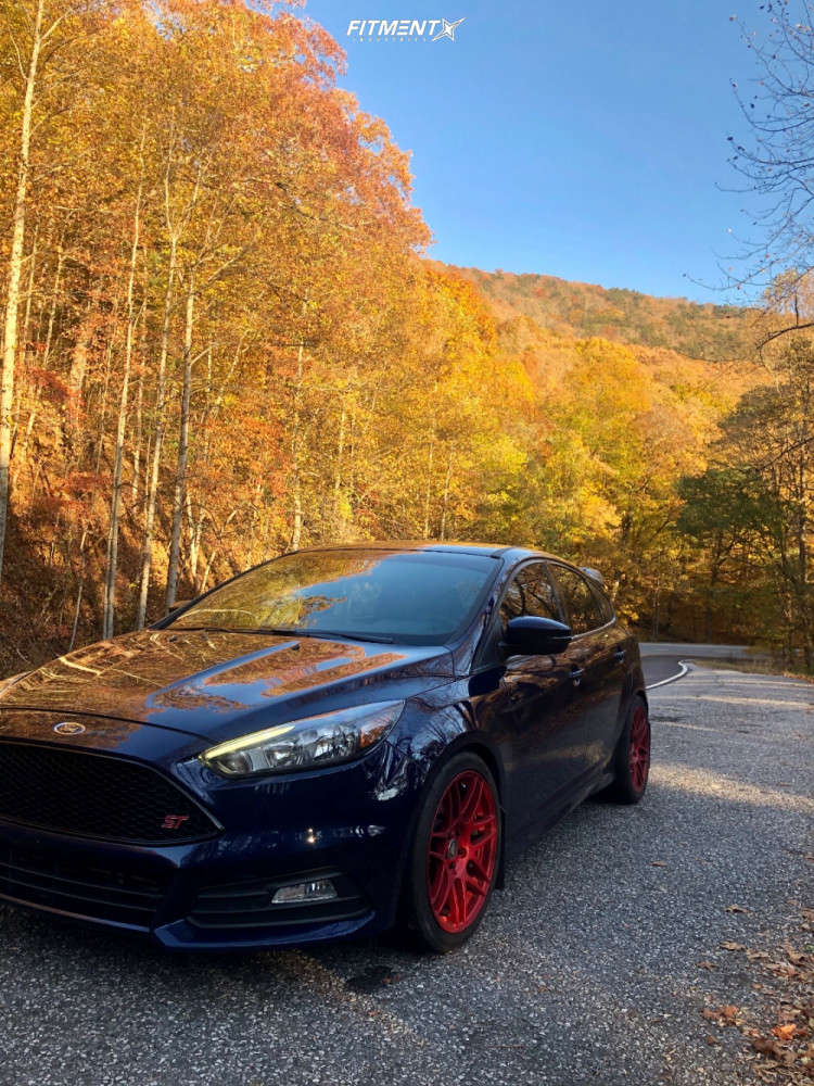 2017 Ford ST Base with 18x10 Forgestar F14 and Achilles 265x35 on ...