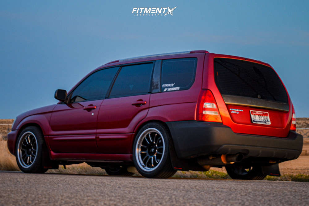 2004 Subaru Forester XT with 18x9 Cosmis Racing XT-206R and Nankang ...