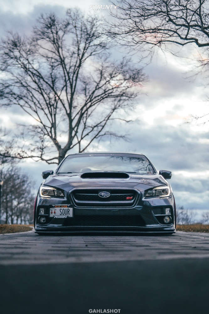 2015 Subaru WRX STI Limited with 18x10.5 Rays Engineering 57DR and Achilles 225x35 on Air ...