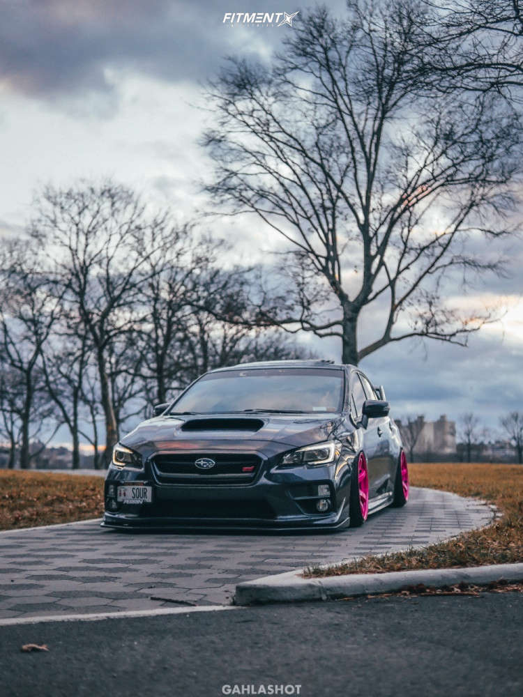 2015 Subaru WRX STI Limited with 18x10.5 Rays Engineering 57DR and ...