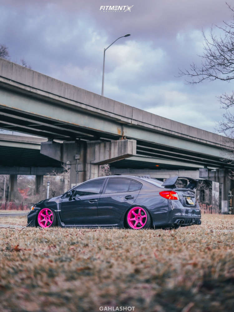 2015 Subaru WRX STI Limited with 18x10.5 Rays Engineering 57DR and ...