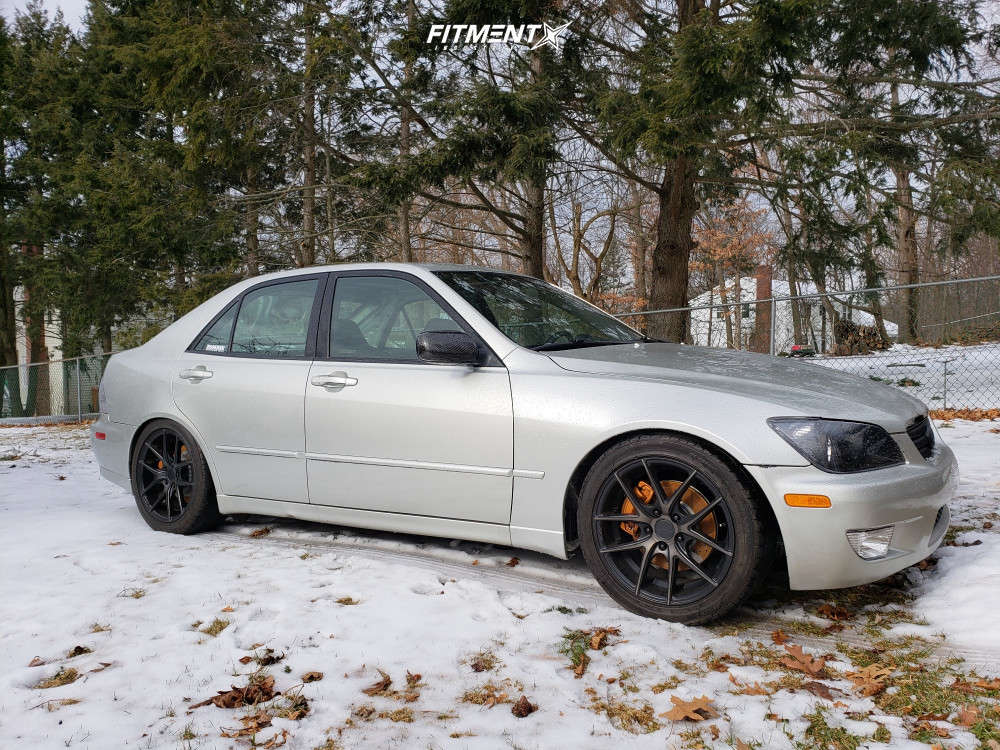 2002 Lexus IS300 E-Shift 4dr Sedan (3.0L 6cyl 5A) with 17x8 Niche Targa ...