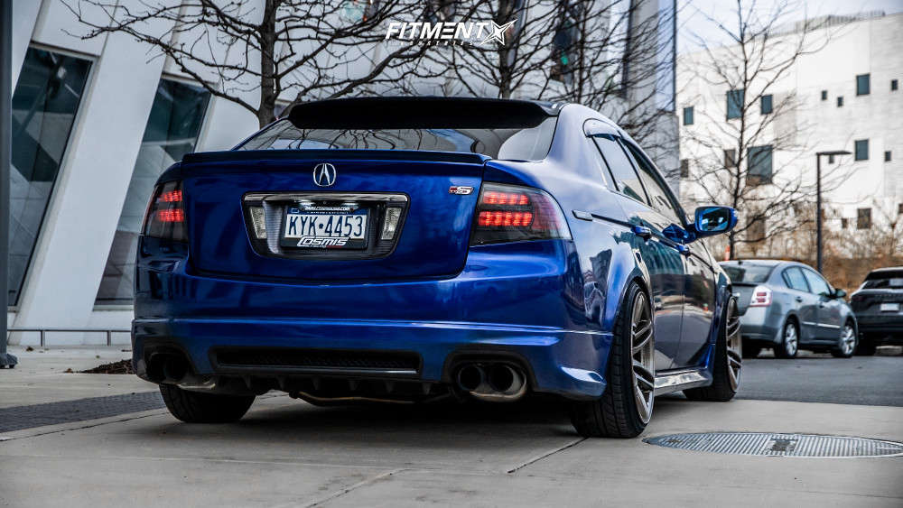2007 Acura TL Type-S with 18x9.5 Cosmis Racing Mrii and Achilles 215x40 ...