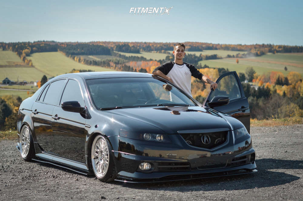 2008 Acura TL Type-S with 18x8.5 VIP Modular Vrc110 and Zeta 215x40 on ...