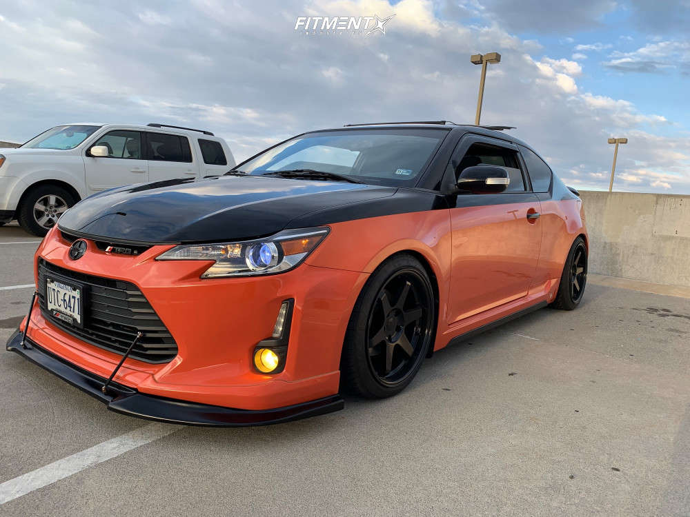 2015 Scion TC Base with 18x9.5 ESR Sr07 and Federal 225x40 on Coilovers ...