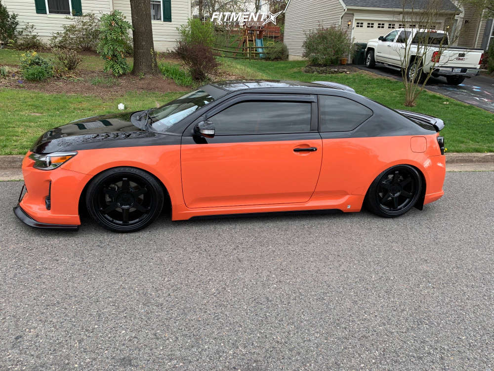 2015 Scion TC Base with 18x9.5 ESR Sr07 and Federal 225x40 on Coilovers ...