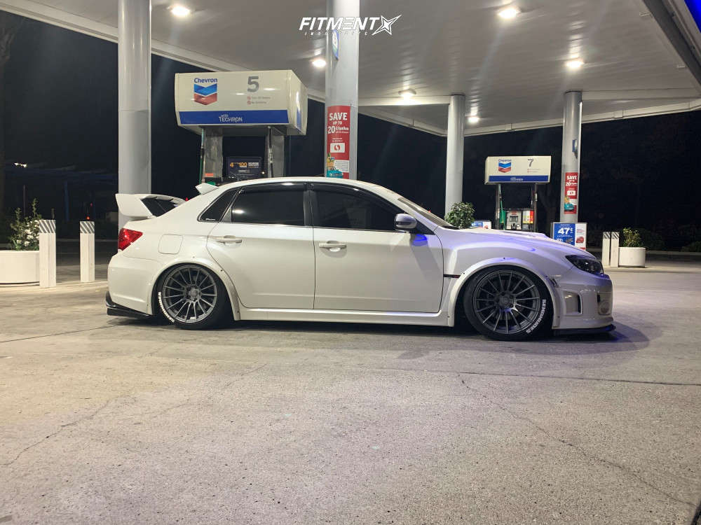 2014 Subaru WRX STI Base with 18x10.5 Ambit Re02 and Achilles 275x45 on ...