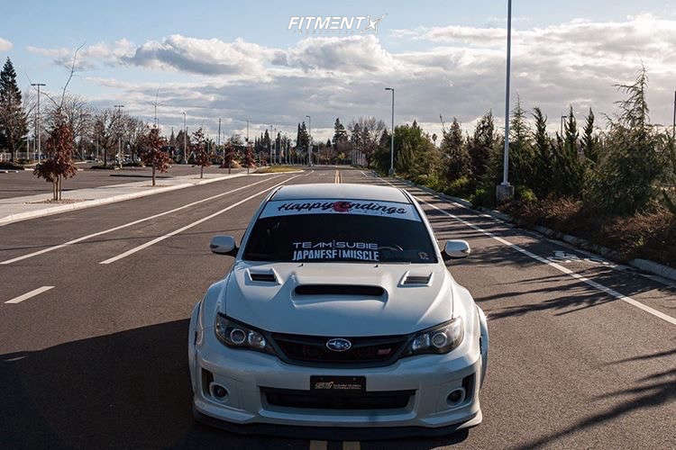 2014 Subaru WRX STI Base with 18x10.5 Ambit Re02 and Achilles 275x45 on ...