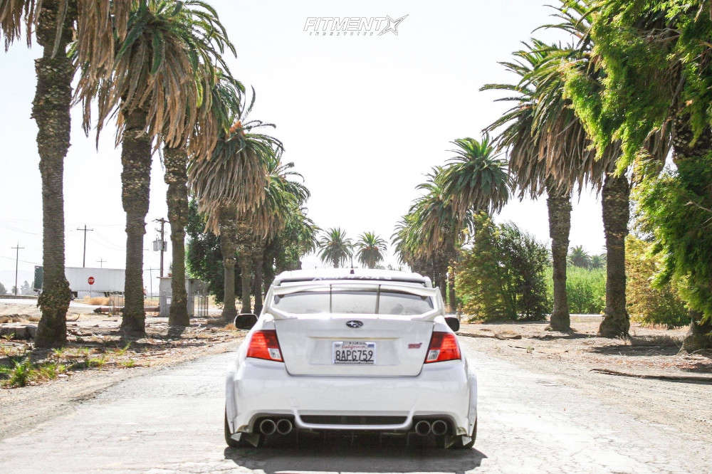 2014 Subaru WRX STI Base with 18x10.5 Ambit Re02 and Achilles 275x45 on ...