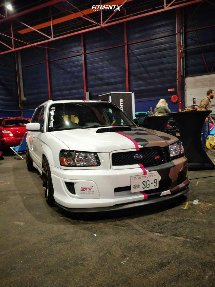 2004 Subaru Forester XT with 18x9.5 Rota Pro-R and Kumho 245x35 on ...