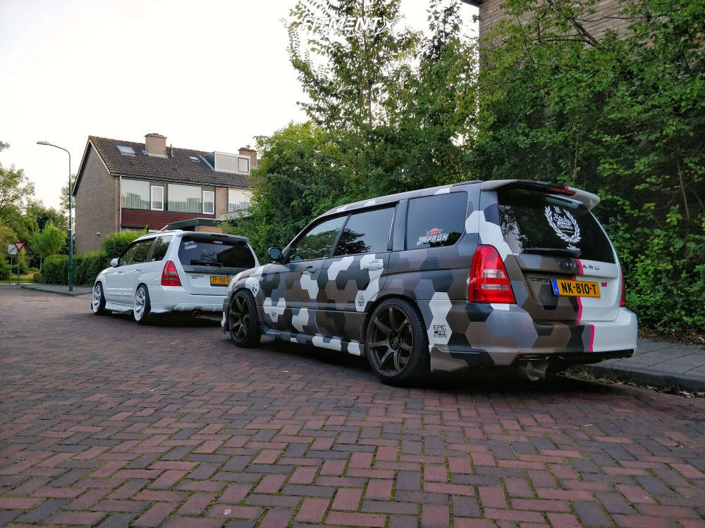 2004 Subaru Forester XT with 18x9.5 Rota Pro-R and Kumho 245x35 on ...