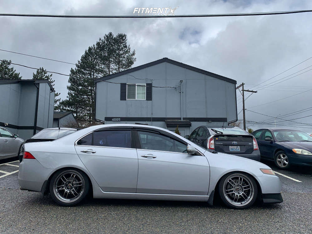 2004 Acura TSX Base with 18x7.5 Enkei RPF1 and Pirelli 215x45 on ...